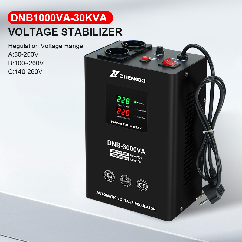 Single Phase Voltage Stabilizer for Home | DNB 0.5kVA–30kVA AVR Factory ...